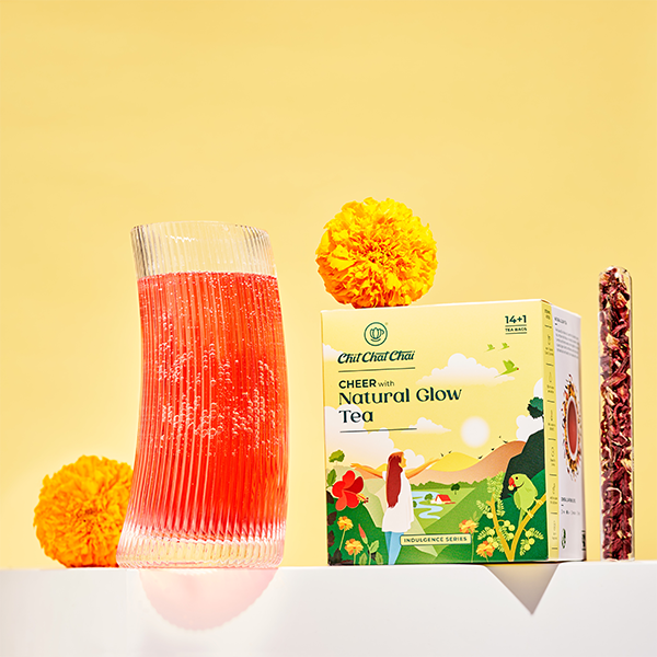 Cheer with Natural Glow Tea and refresh - Chit Chat Chai