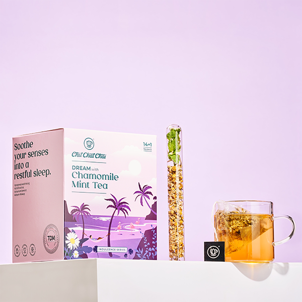 Dream with Chamomile Mint Tea for serenity - Chit Chat Chai